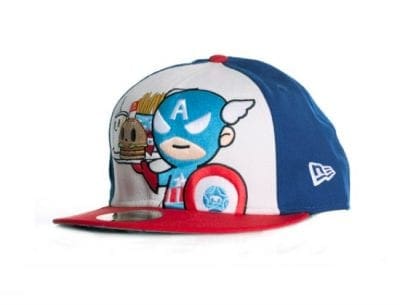 Toki Doki x Captain America New Era x Marvel 59fifty Fitted Hat ...