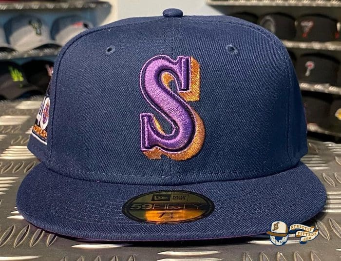 Seattle Mariners Custom Side Patch 59Fifty Fitted Hat Collection by MLB ...
