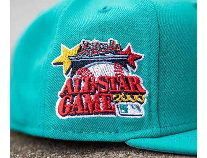 Atlanta Braves 2000 ASG Sky Teal 59Fifty Fitted Hat by MLB x New Era | Strictly Fitteds