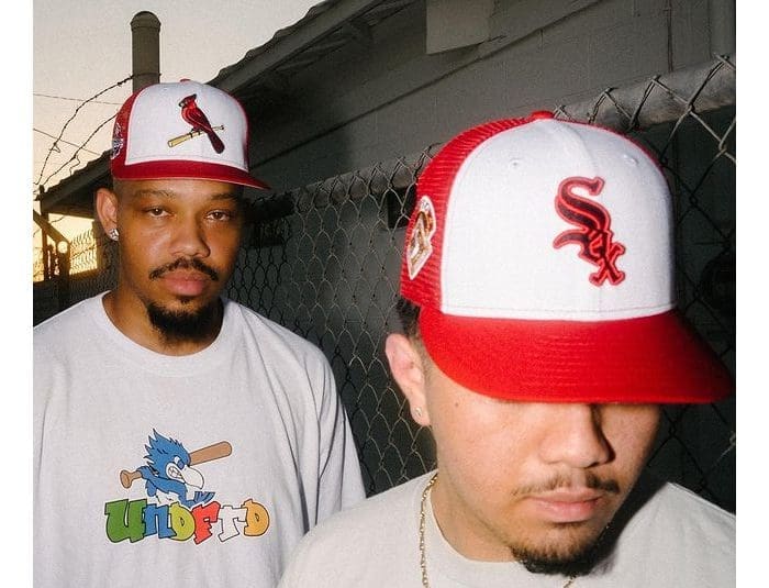 MLB Red Rail Trucker 59Fifty Fitted Hat Collection by MLB x New Era ...