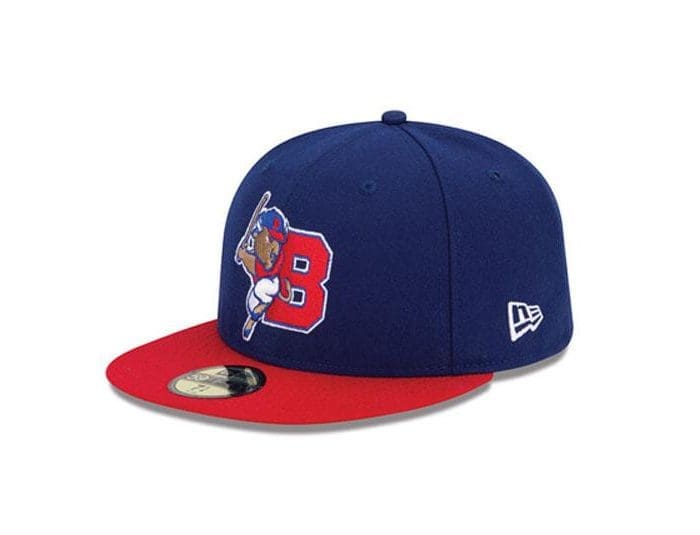 Buffalo Bisons Blue Red 59Fifty Fitted Hat by MiLB x New Era | Strictly ...