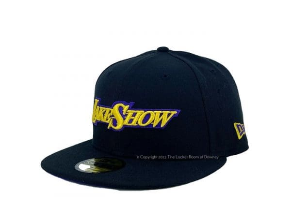 Los Angeles Lakers 17x Lakeshow Black 59Fifty Fitted Hat by NBA x New ...