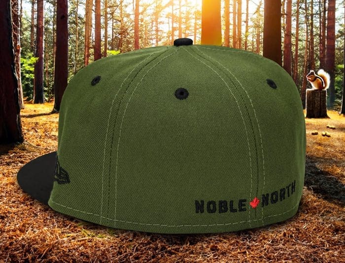 Classic Patch Olive Black 59Fifty Fitted Hat by Noble North x New Era ...