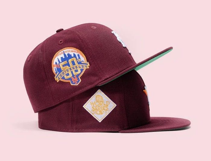 Hat Club Merlot 59Fifty Fitted Hat Collection by MLB x New Era ...