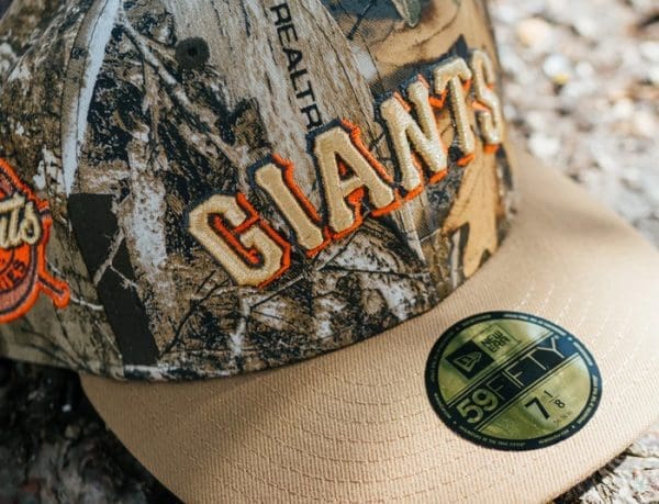 San Francisco Giants 1954 World Series Realtree Camo Tan 59Fifty Fitted ...