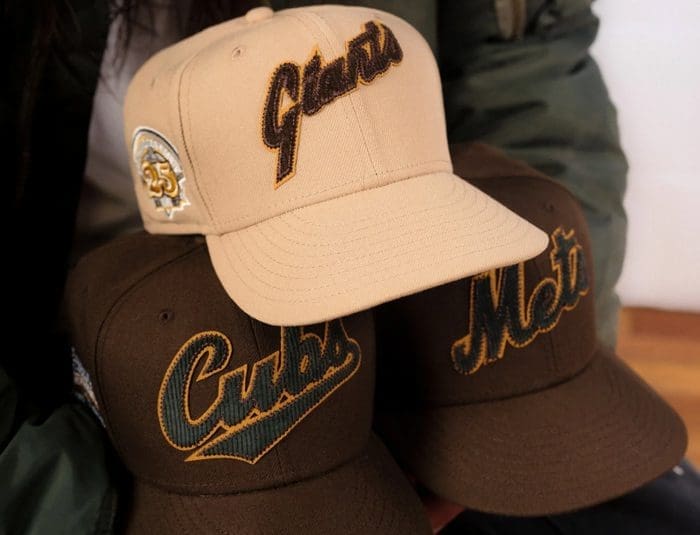 Hat Club Cord Script 2023 59Fifty Fitted Hat Collection by MLB x New ...