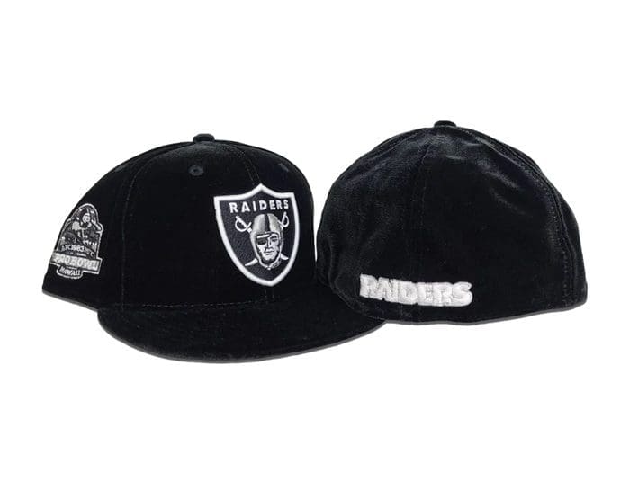 Las Vegas Raiders 1983 Pro Bowl Black Velvet 59Fifty Fitted Hat by NFL ...