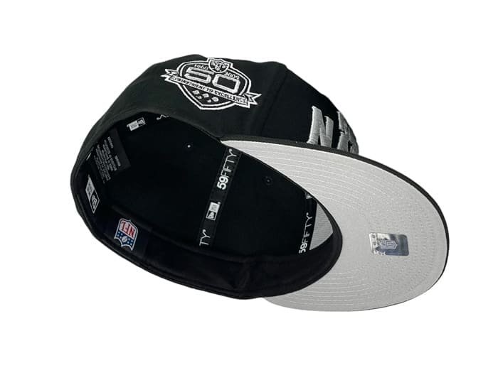 Las Vegas Raiders Raider Nation Black 59Fifty Fitted Hat by NFL x New ...