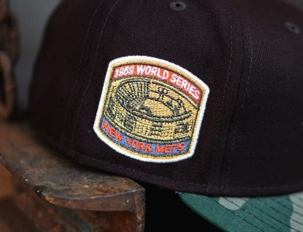 New York Mets 1969 World Series Mocha Camo 59Fifty Fitted Hat by MLB x ...