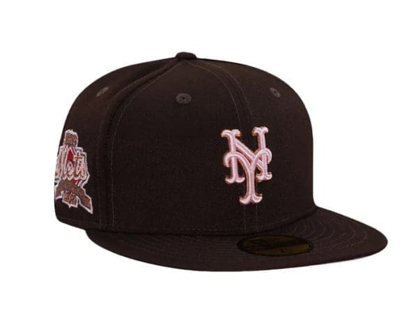New York Mets 40th Anniversary Burnt Copper Pink 59Fifty Fitted Hat by ...