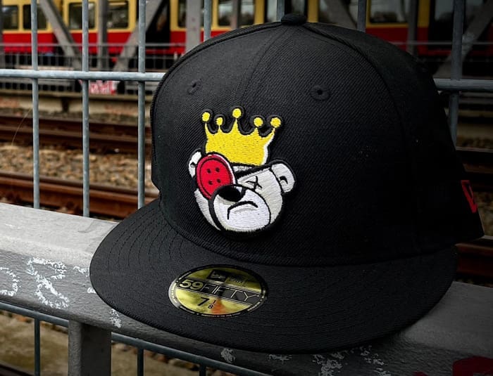 Berlin Bear Black And Burgundy 59Fifty Fitted Hat by JustFitteds x New ...