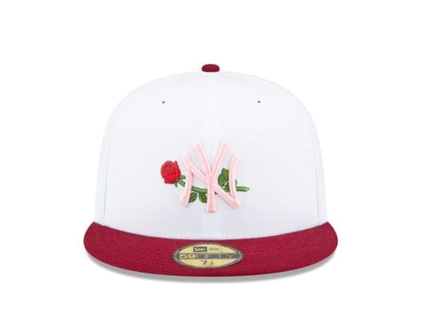 Just Caps Rose Flower 59Fifty Fitted Hat Collection by MLB x New Era ...