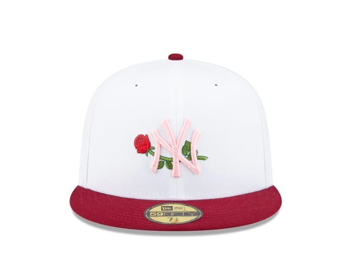 Just Caps Rose Flower 59Fifty Fitted Hat Collection by MLB x New Era ...
