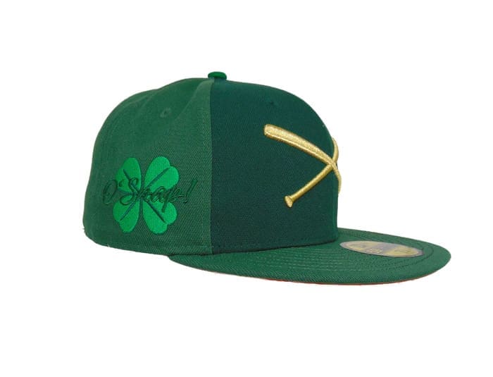 Crossed Bats Logo St. Patrick 2024 59Fifty Fitted Hat by JustFitteds x ...