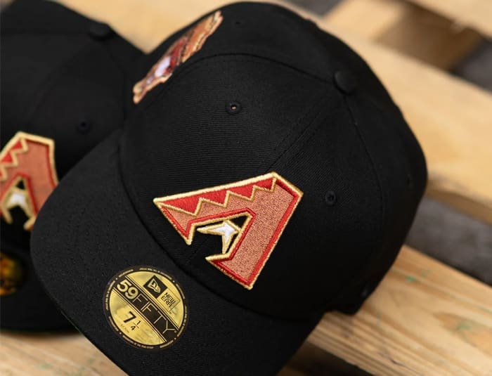 Arizona Diamondbacks 1998 Inaugural Season Black Green 59Fifty Fitted ...