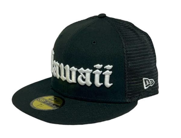 Hawaii Black Mesh 59Fifty Fitted Hat by 808allday x New Era | Strictly ...