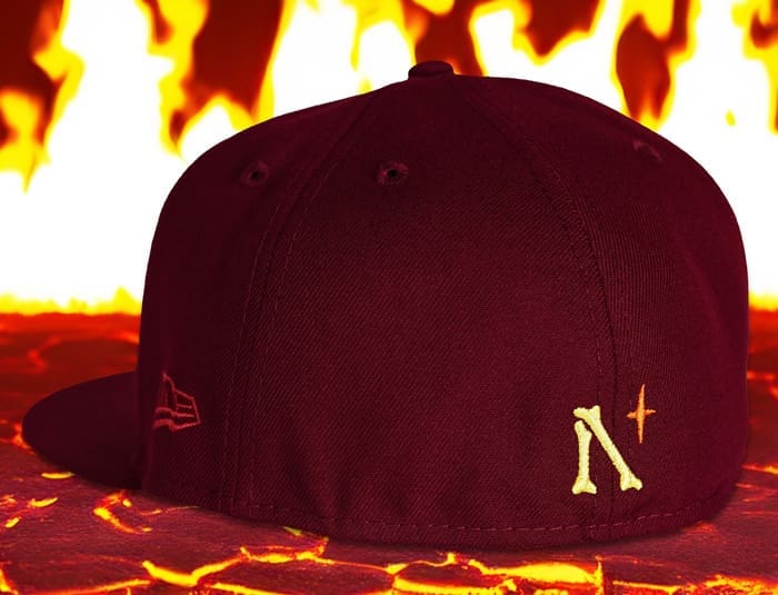 Fire Wolf Cardinal Burnt Orange 59Fifty Fitted Hat by Noble North x New ...