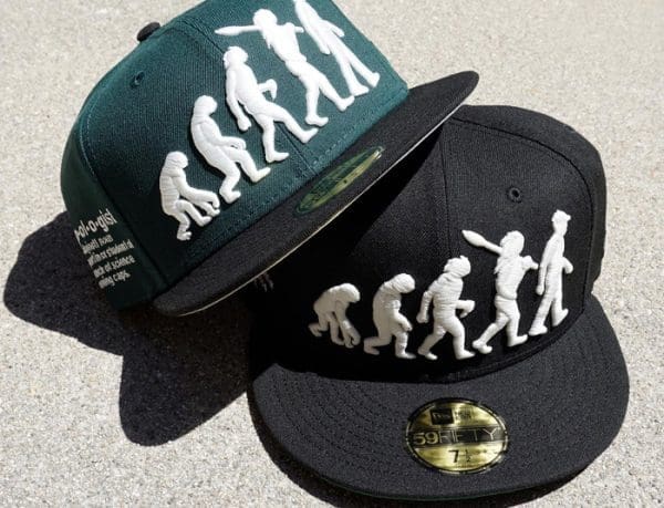 Evolution Monolith Black And Green Black 59Fifty Fitted Hat by The ...