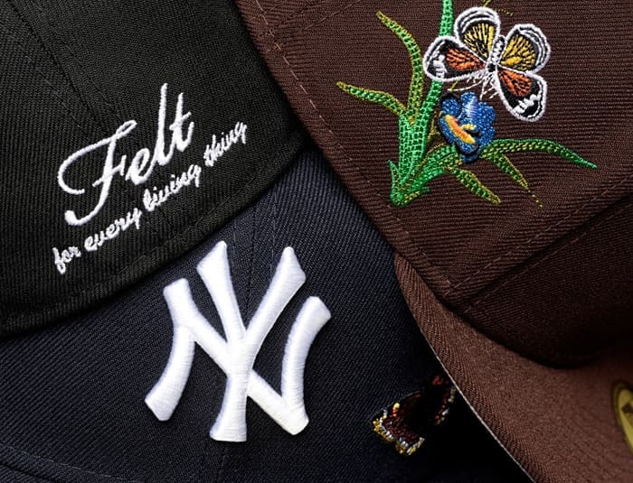 FELT x MLB 2024 59Fifty Fitted Hat Collection by MLB x New Era ...