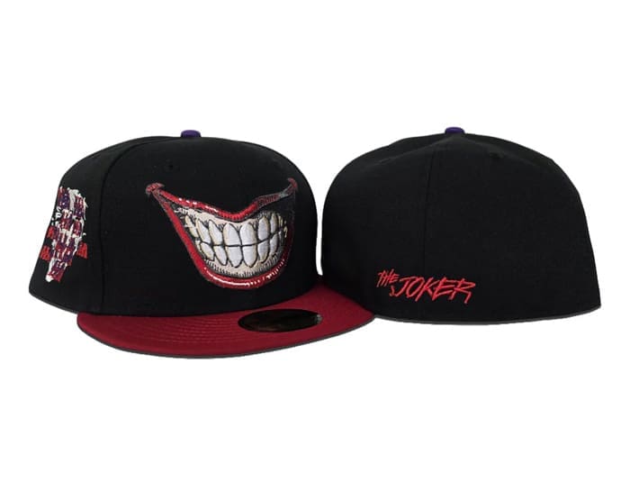 Joker Villain Element Black Red 59Fifty Fitted Hat by DC Comics x New ...