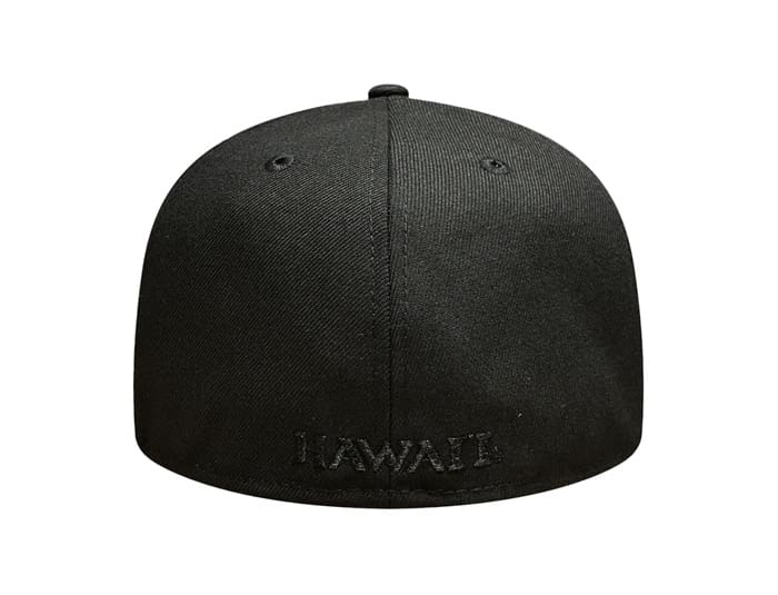 UH Black Black 59Fifty Fitted Hat by Fitted Hawaii x New Era | Strictly ...